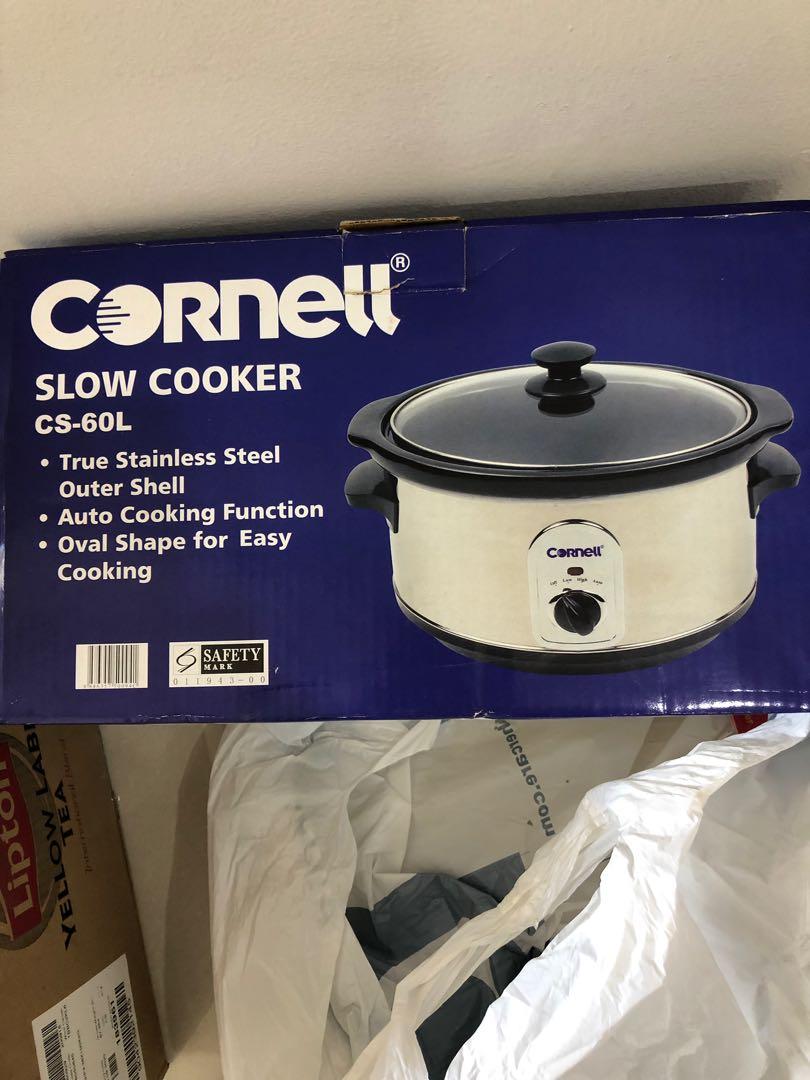 Cornell Slow Cooker CS-60L, TV & Home Appliances, Kitchen Appliances ...