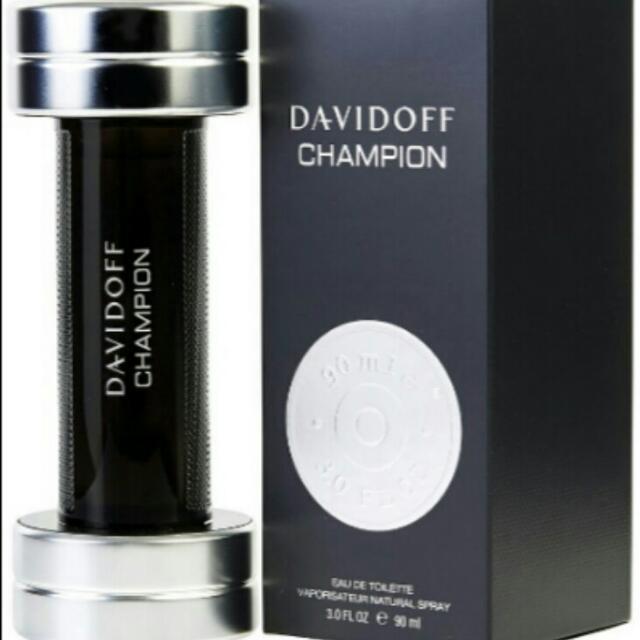 Davidoff Champion Men Perfume, Men's Fashion, Activewear on Carousell