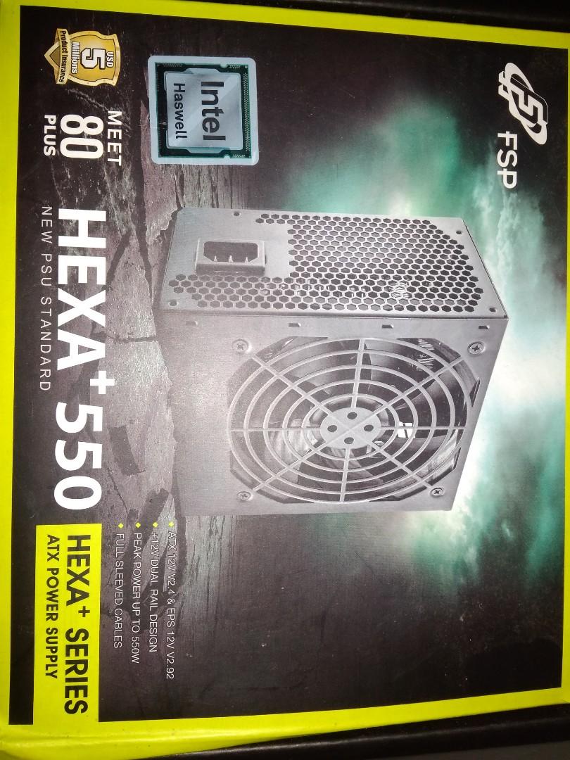 FSP Hexa +550 power supply, Computers & Tech, Parts & Accessories ...