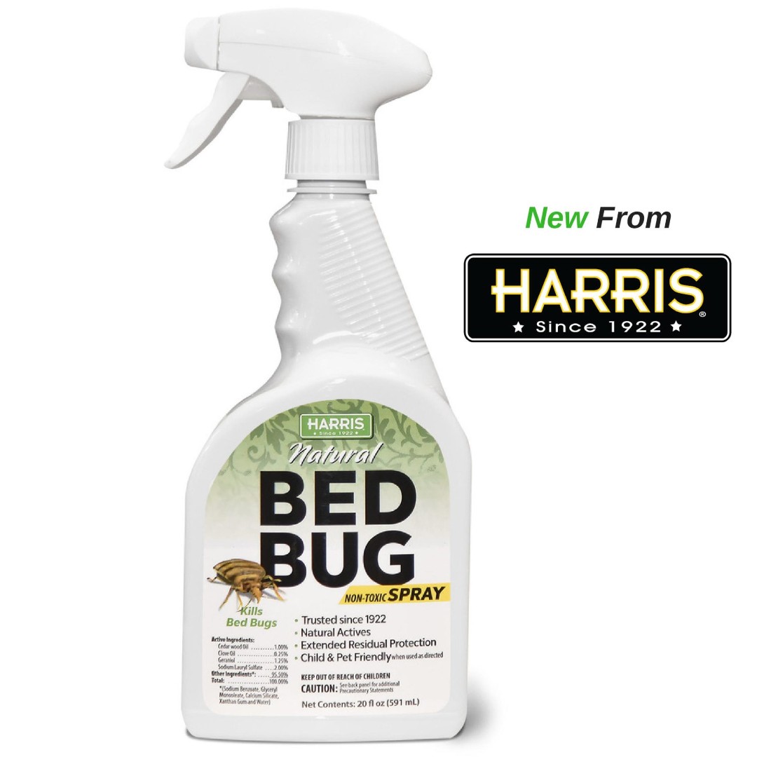 Harris Natural Bed Bug Killer Spray, Fast Acting 20oz, Furniture & Home ...
