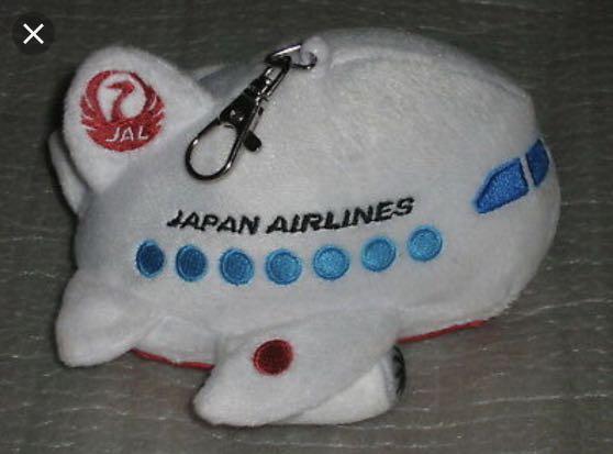 JAL Japan Airlines plane plushie keychain soft toy, Hobbies & Toys ...