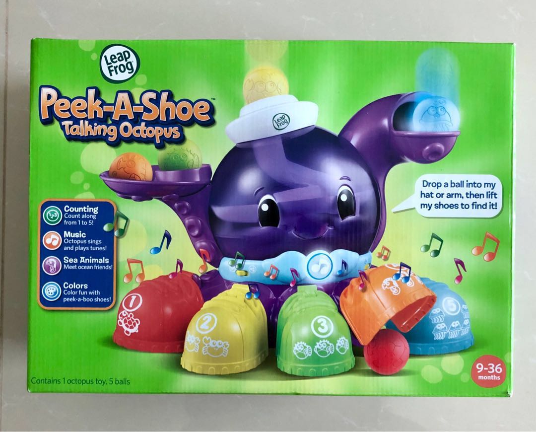 Leap Frog Peek-A-Shoe Talking Octopus, Hobbies & Toys, Toys & Games on ...
