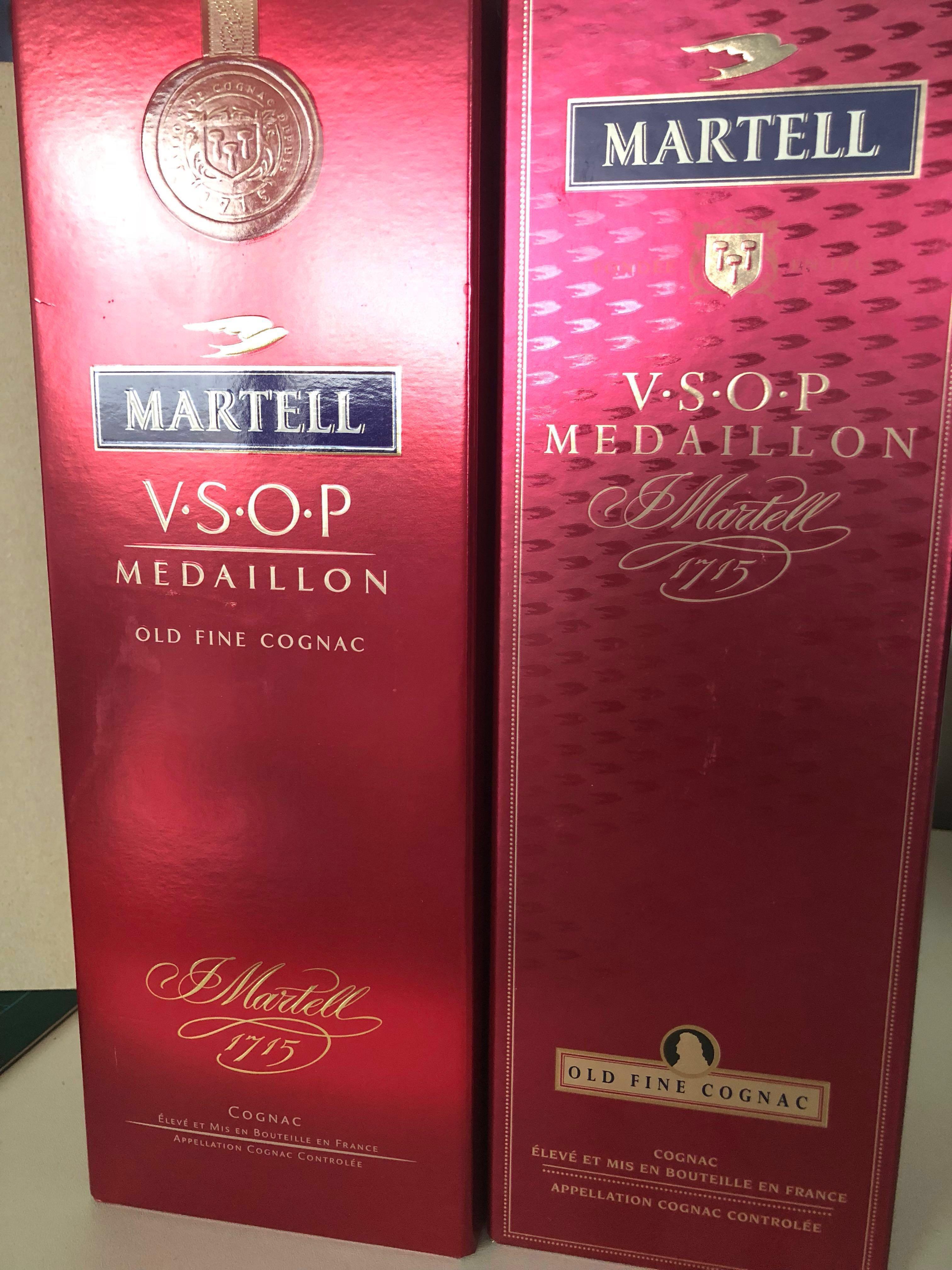Martell VSOP 1715 Medaillon Old Fine Cognac, Food & Drinks, Alcoholic Beverages on Carousell