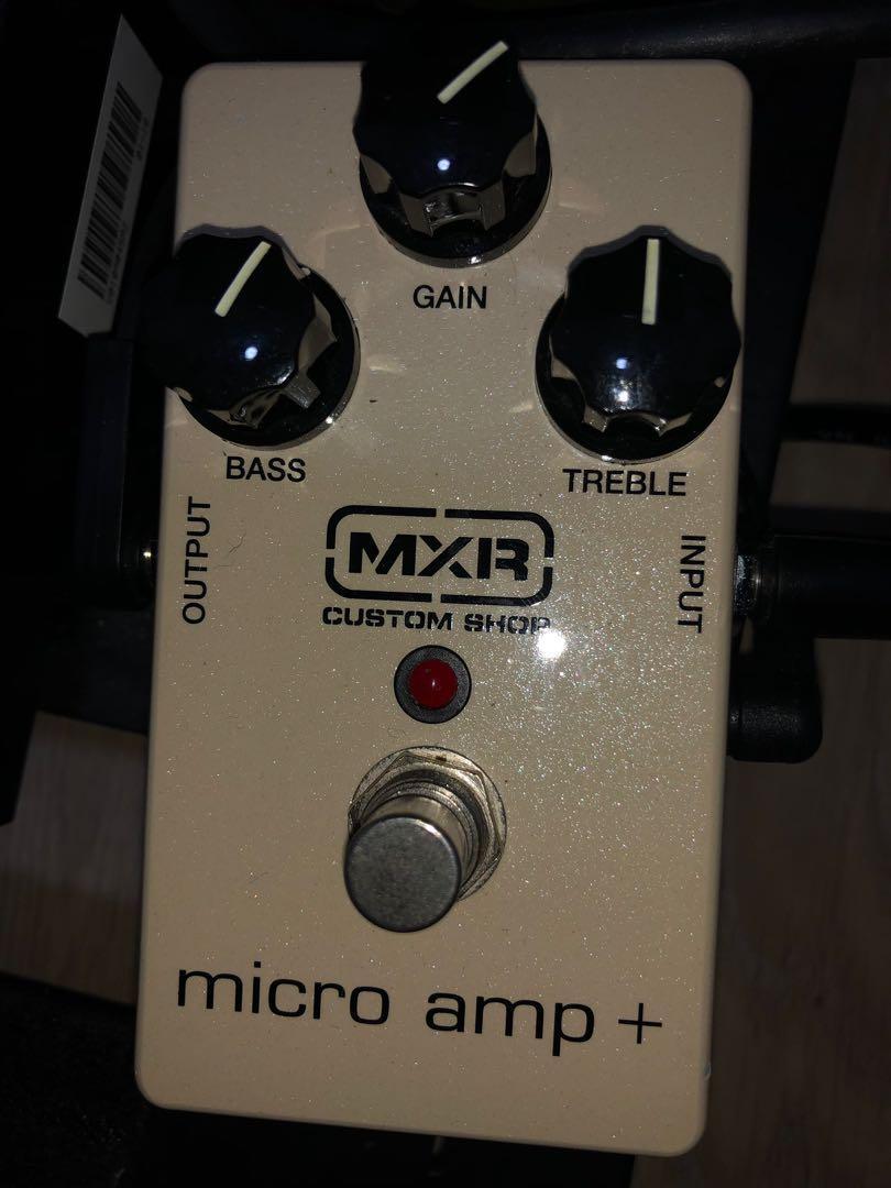 MXR micro amp plus (custom shop), Hobbies & Toys, Music & Media, Music ...
