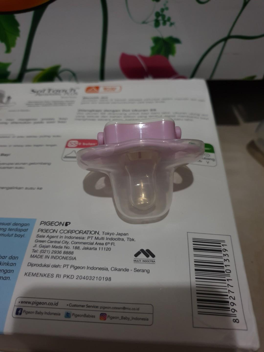 Pacifier Pigeon warna Pink ( empeng bayi), Bayi & Anak, Perawatan ...