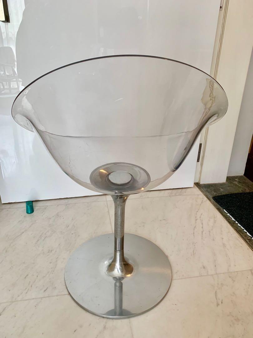 Round acrylic chair, Furniture & Home Living, Furniture, Chairs on ...