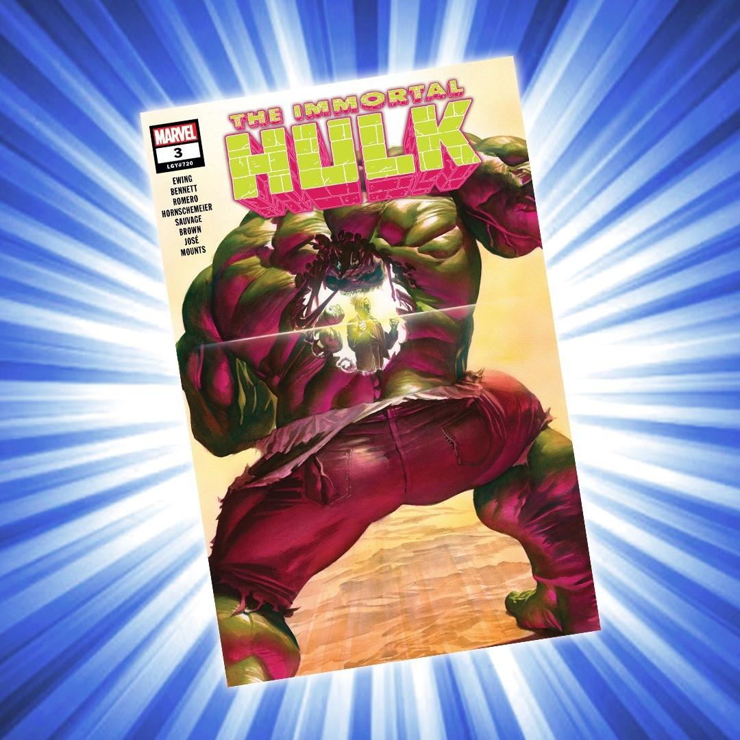 The Immortal Hulk #3 2nd appearance of Dr. Frye, Hobbies & Toys, Books ...