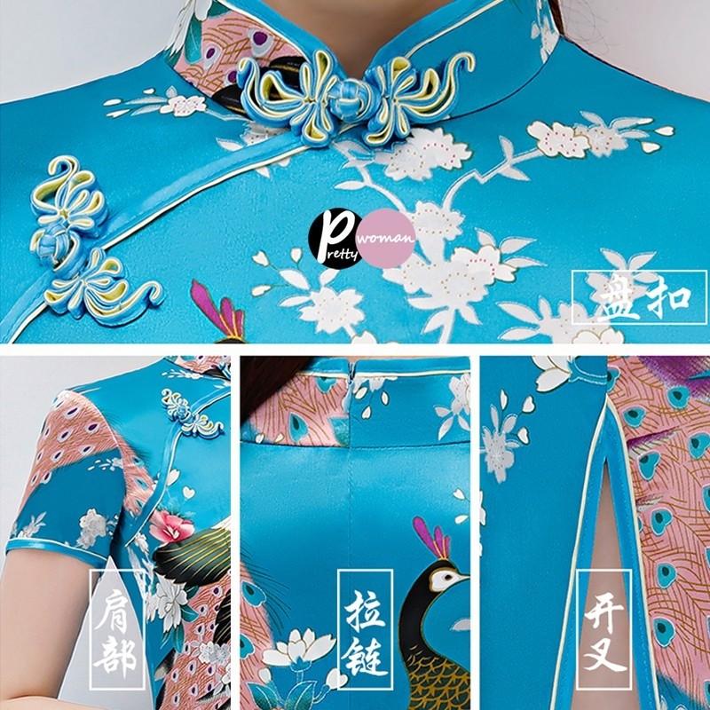 Women adult Cheongsam floral female woman fashion Chinese new year ...