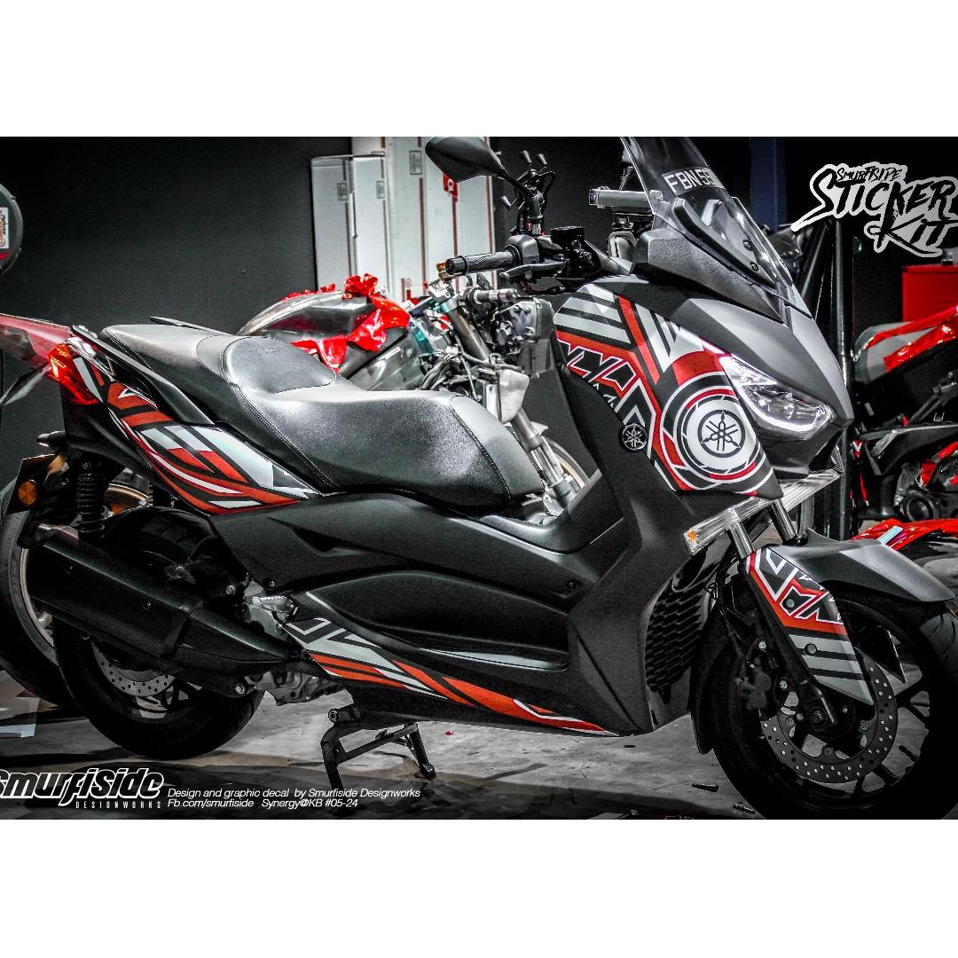 YAMAHA XMAX DAZZLE CAMO DESIGN, Motorcycles, Motorcycle Accessories on ...