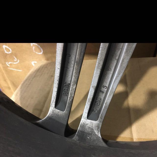 19 inch staggered rims, Car Accessories, Tyres & Rims on Carousell