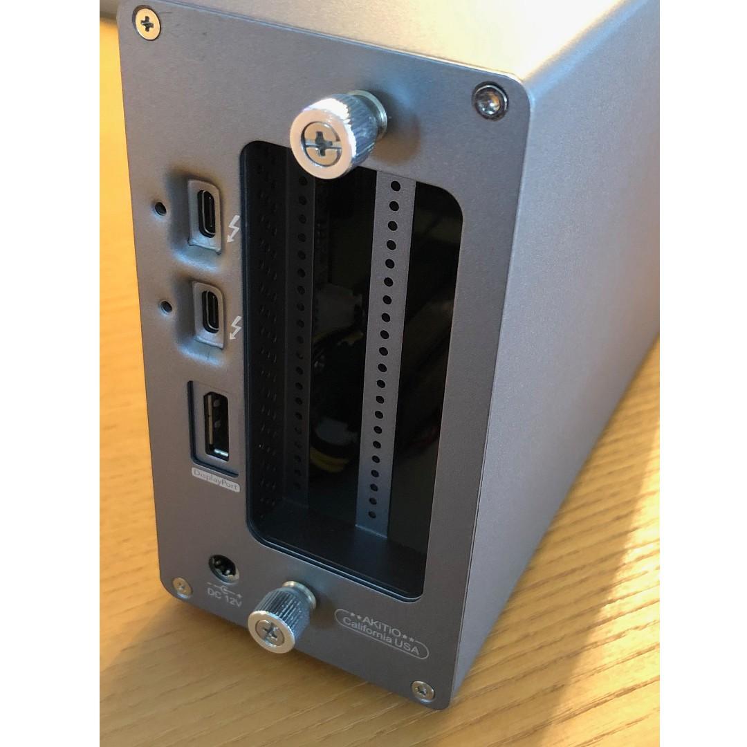 Akitio Node Lite Thunderbolt 3 PCIe Expansion Box, Computers & Tech, Parts & Accessories ...