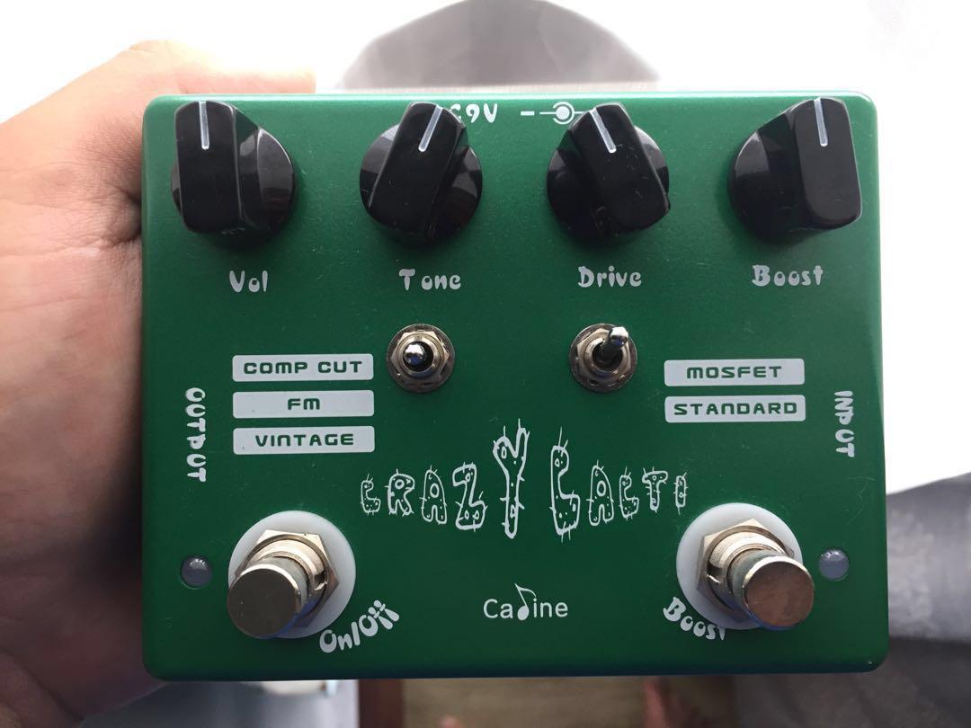 Caline Crazy Cacti Overdrive Mosfet Guitar Effects Pedal, Hobbies ...