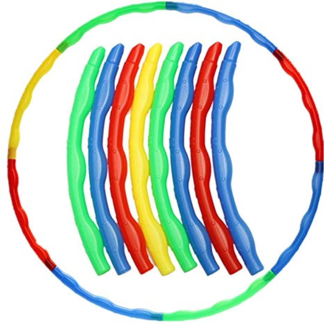 Colorful Hula Hoops (Elite), Sports Equipment, Exercise & Fitness ...