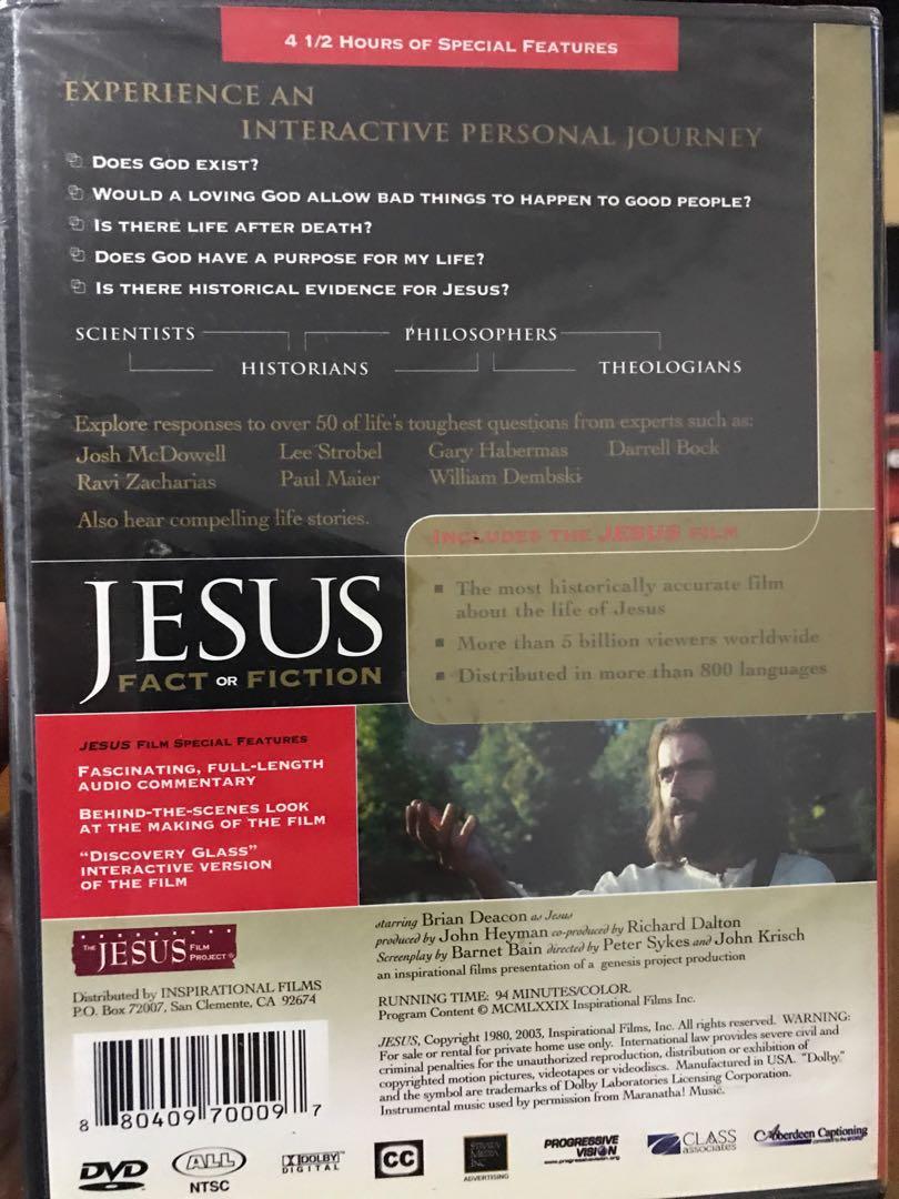 Jesus fact or fiction (DVD), Hobbies & Toys, Music & Media, CDs & DVDs ...