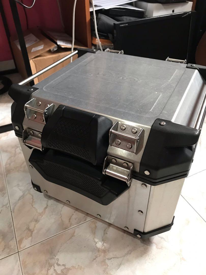 Kappa Kventure 42L Top Box with base plate/rack, Motorcycles ...