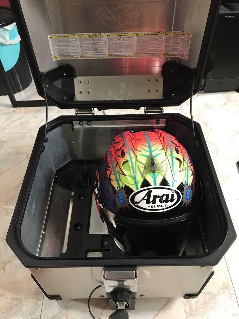 Kappa Kventure 42L Top Box with base plate/rack, Motorcycles ...