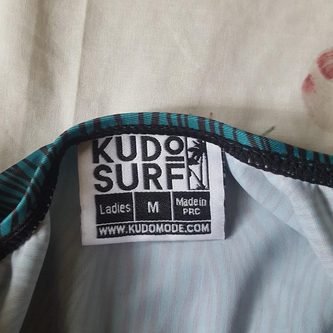 Kudo Surf blue-green one piece swimsuit on Carousell