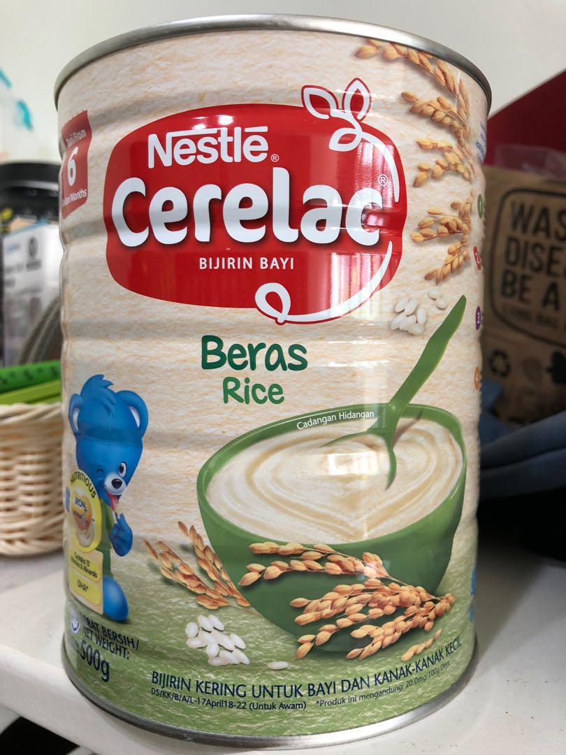Nestle Cerelac (Rice) 500g, Babies & Kids, Nursing & Feeding, Weaning ...