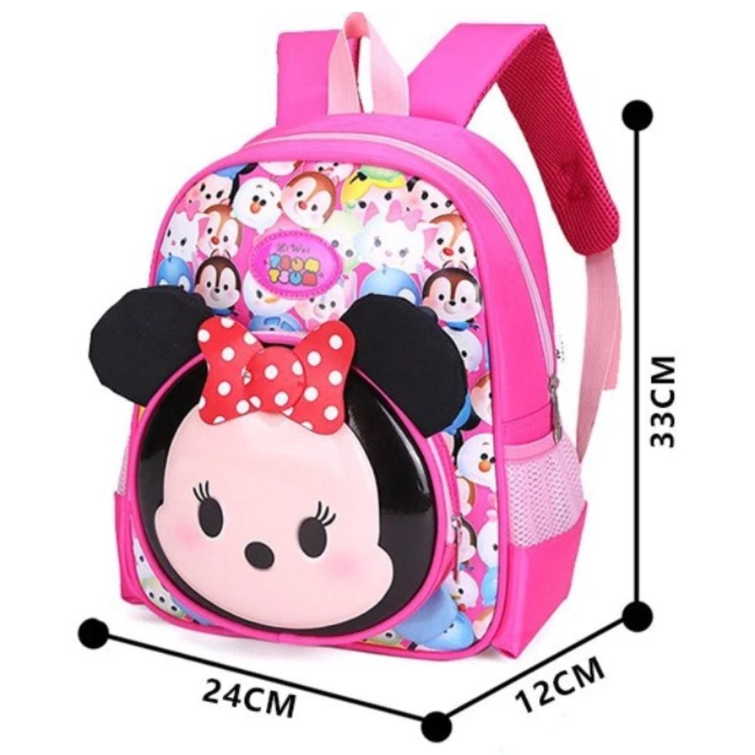 PO Mickey Minnie Mouse Backpack, Babies & Kids, Going Out, Diaper Bags ...