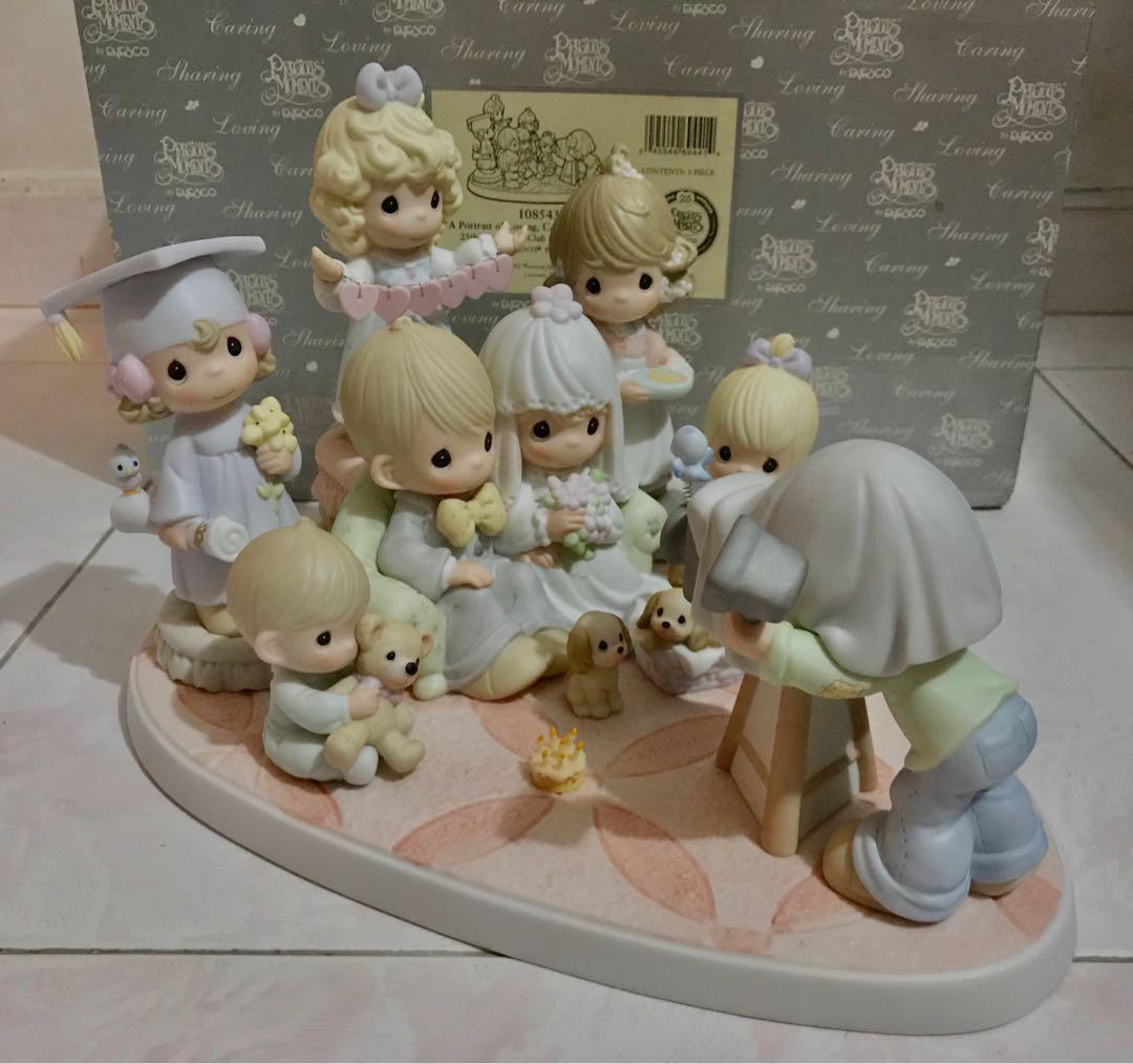 Precious Moments “A Portrait Of Loving, Caring And Sharing” Figurine ...