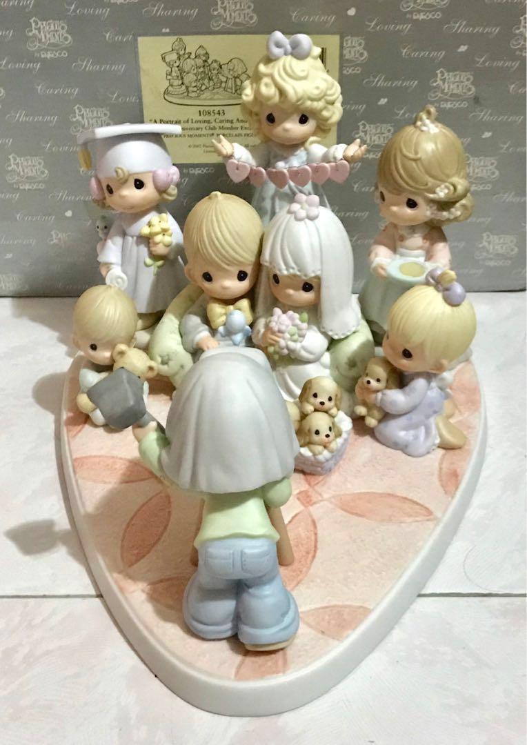 Precious Moments “A Portrait Of Loving, Caring And Sharing” Figurine ...