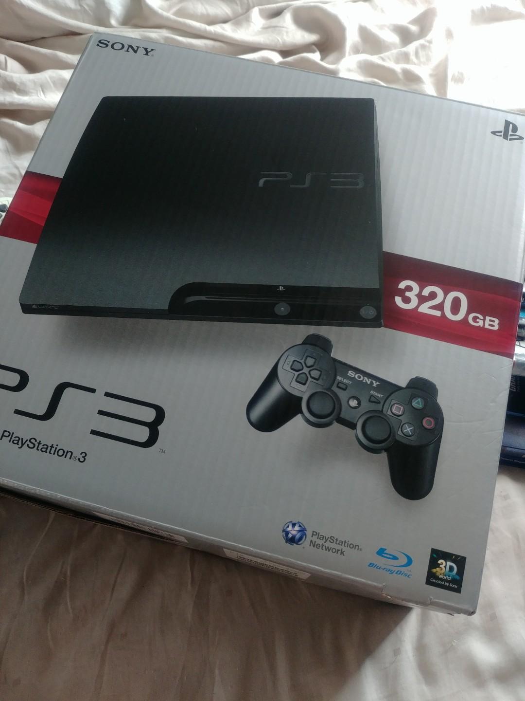 PS3 SLIM 320GB CECH-3006B with 8 Games, Toys & Games, Video Gaming ...