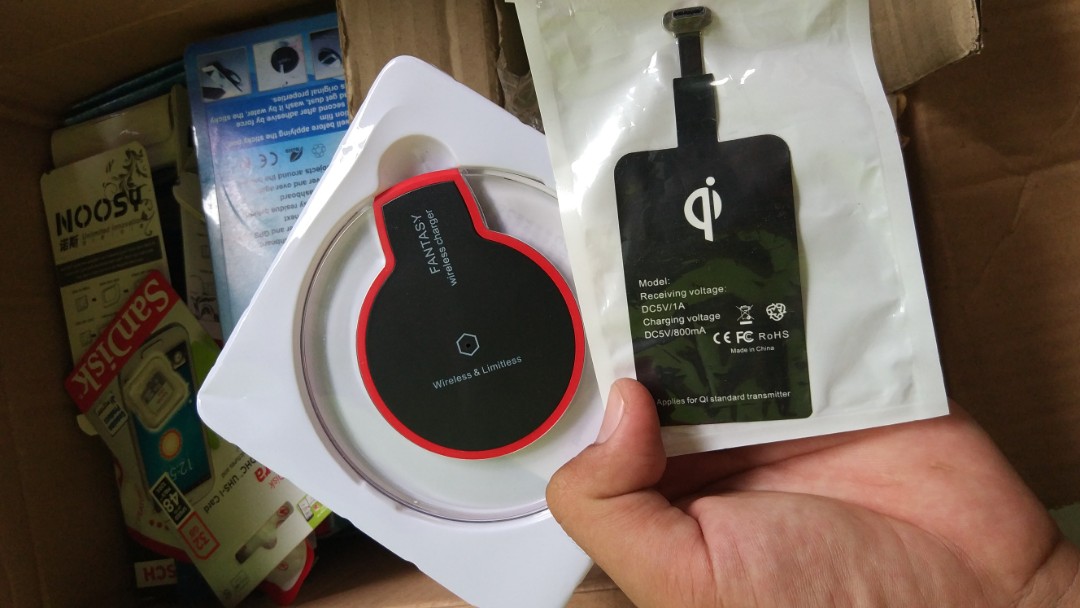 QI WIRELESS + QI RECEIVER TYPE-C, Telepon Seluler & Tablet, Aksesoris ...