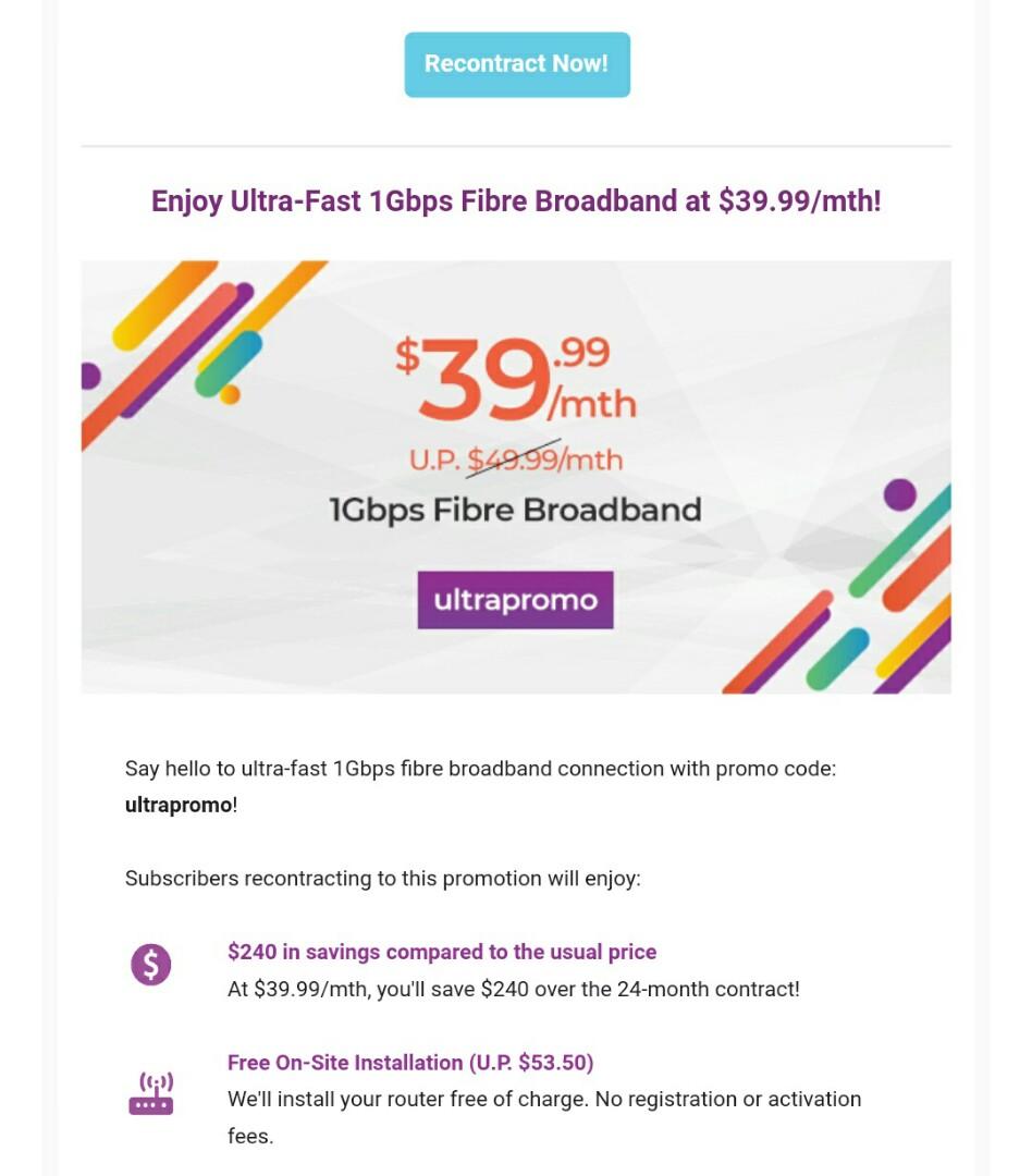 RECONTRACT MyRepublic Fibre Broadband, Mobile Phones & Gadgets, Mobile ...