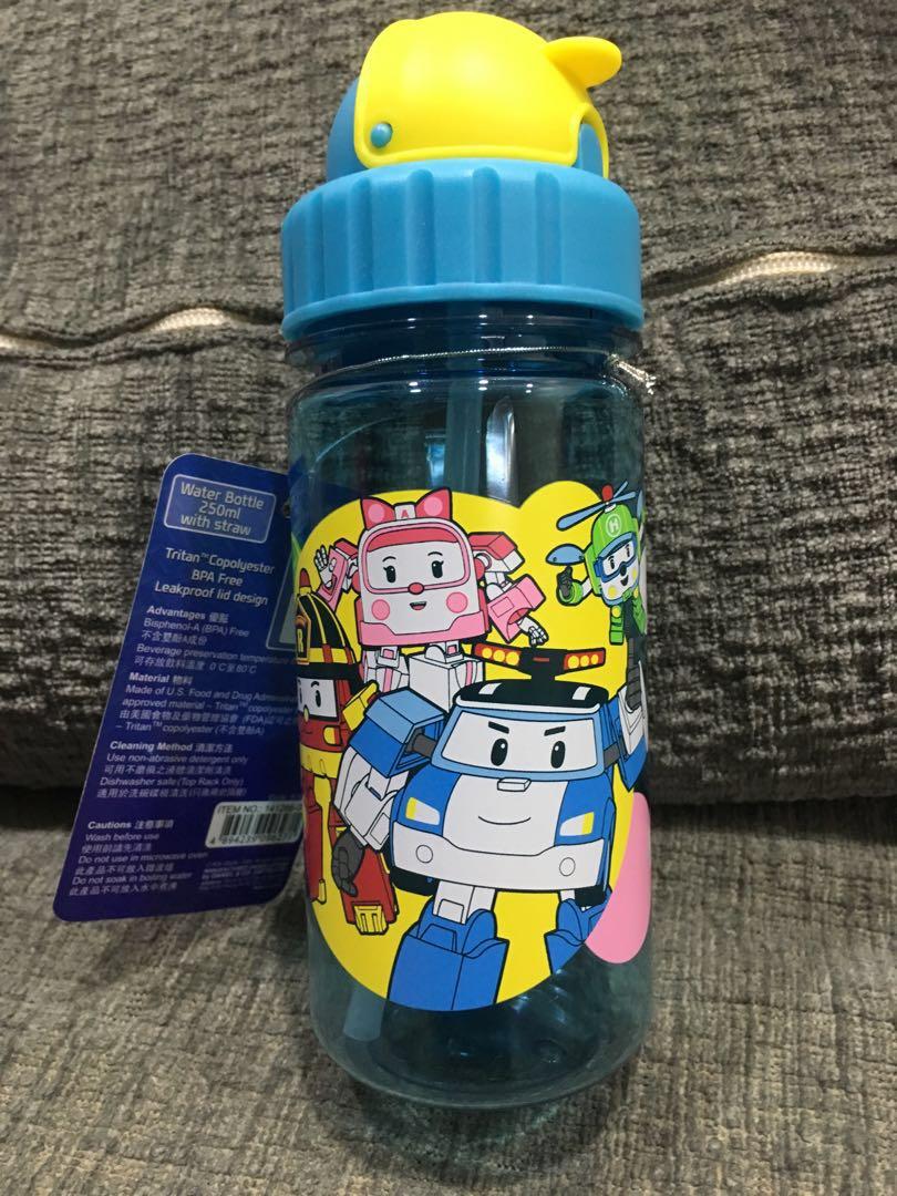 Robocar Poli Water Bottle, Babies & Kids, Nursing & Feeding, Weaning ...