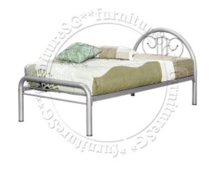 Steel single bed frame, Furniture & Home Living, Furniture, Bed Frames ...