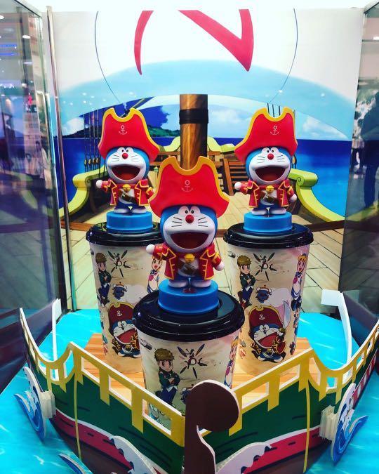 Thailand Cineplex Doraemon Popcorn Bucket, Hobbies & Toys, Collectibles ...