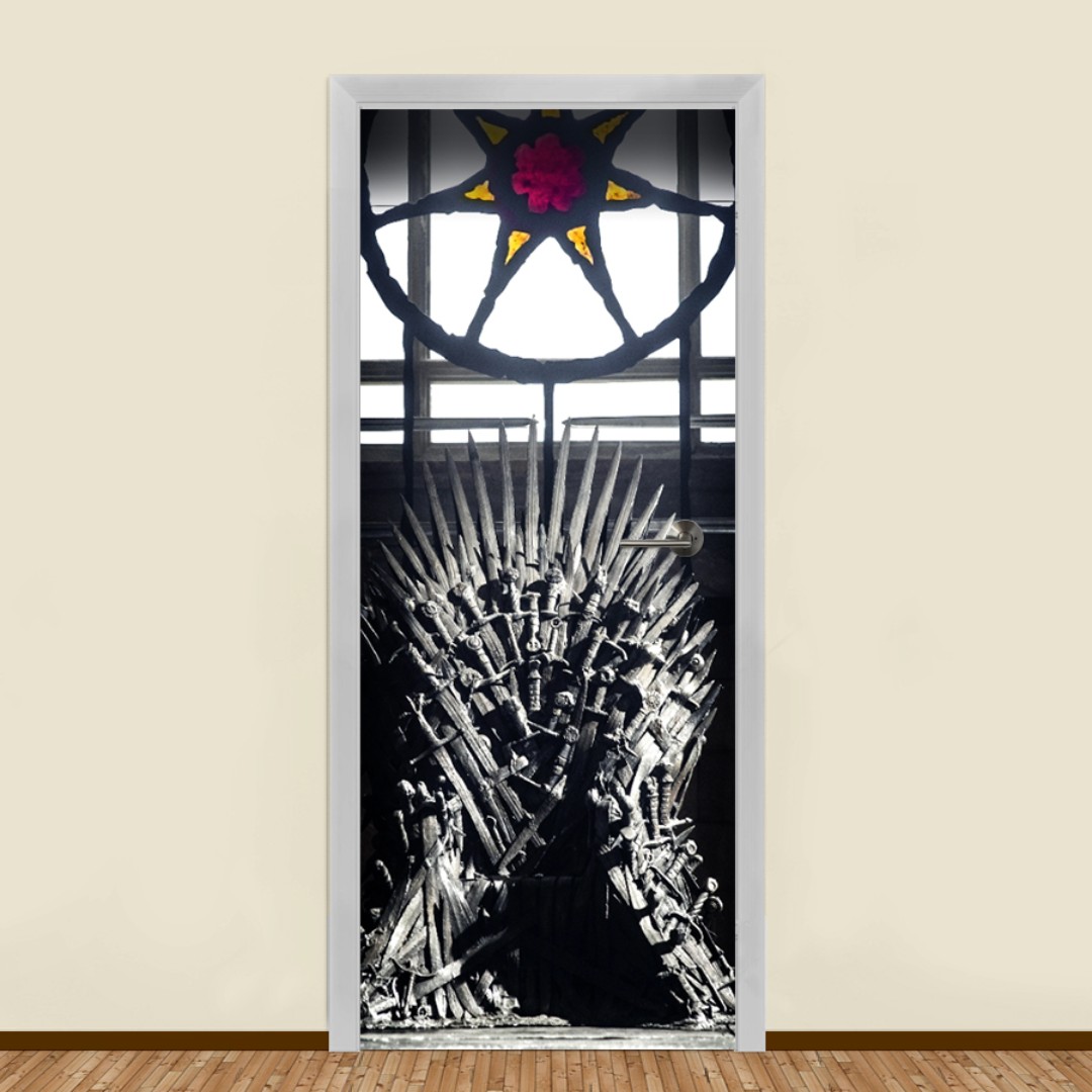 THE GAME OF THRONES "THE IRON THRONE" RESIDENTIAL DOOR ART BOMB SHELTER ...