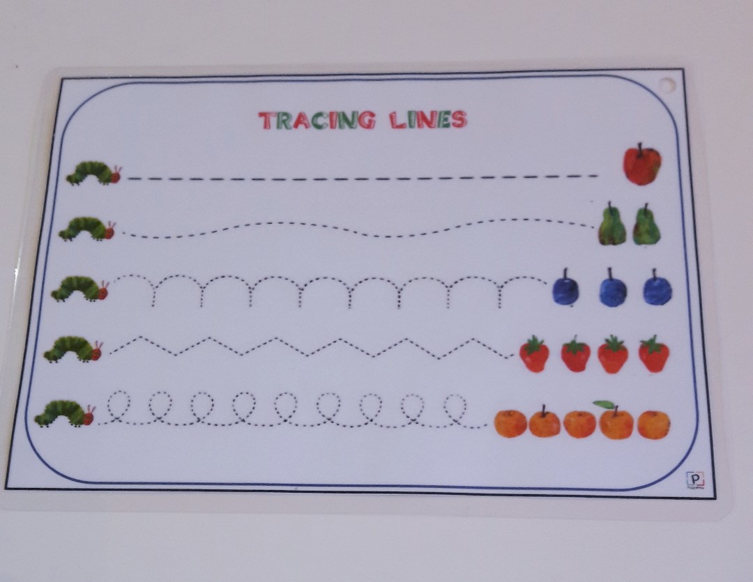 Tracing activity the very hungry caterpillar** PROMO Get any 3 activity ...