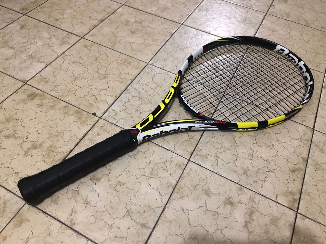 Used Babolat Aeropro Drive Tennis Racquet, Sports Equipment, Sports ...