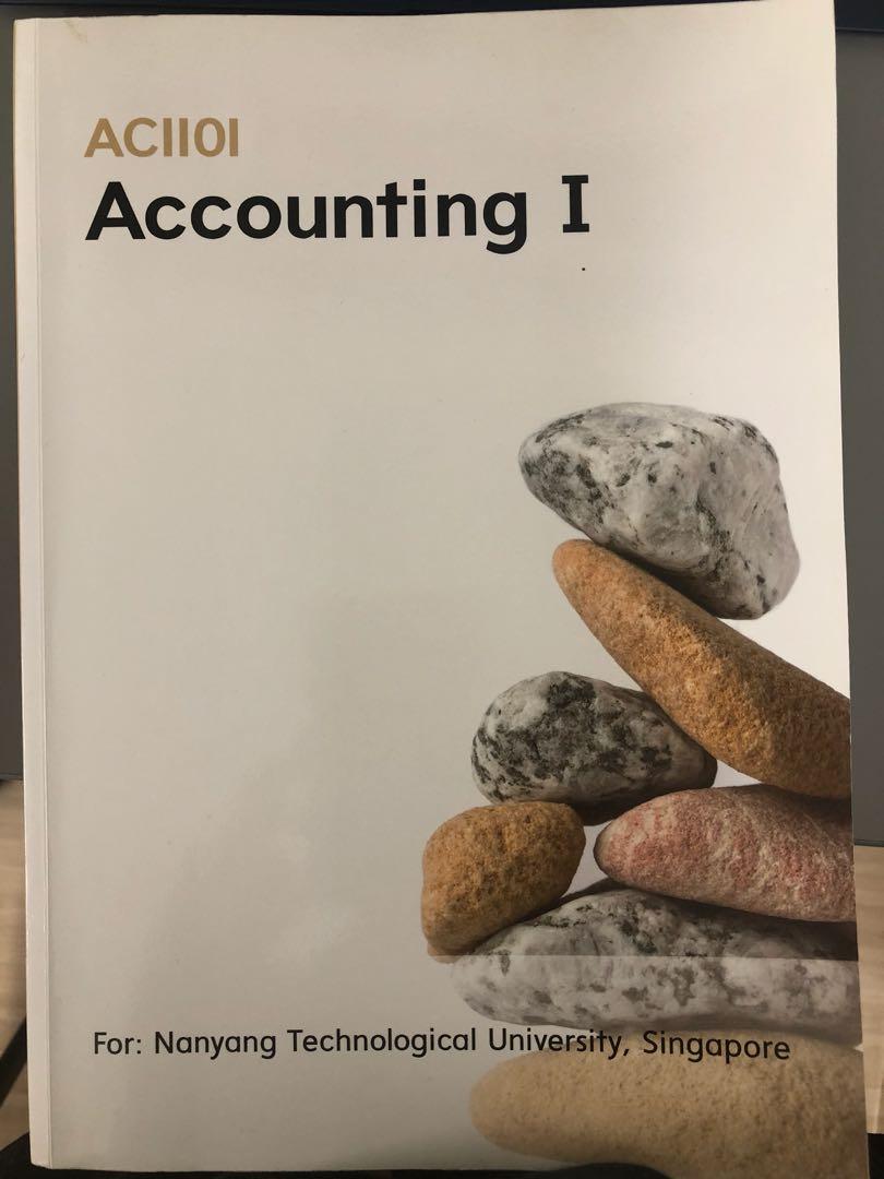 AC1101 Accounting 1 (NTU Customised Textbook), Hobbies & Toys, Books ...