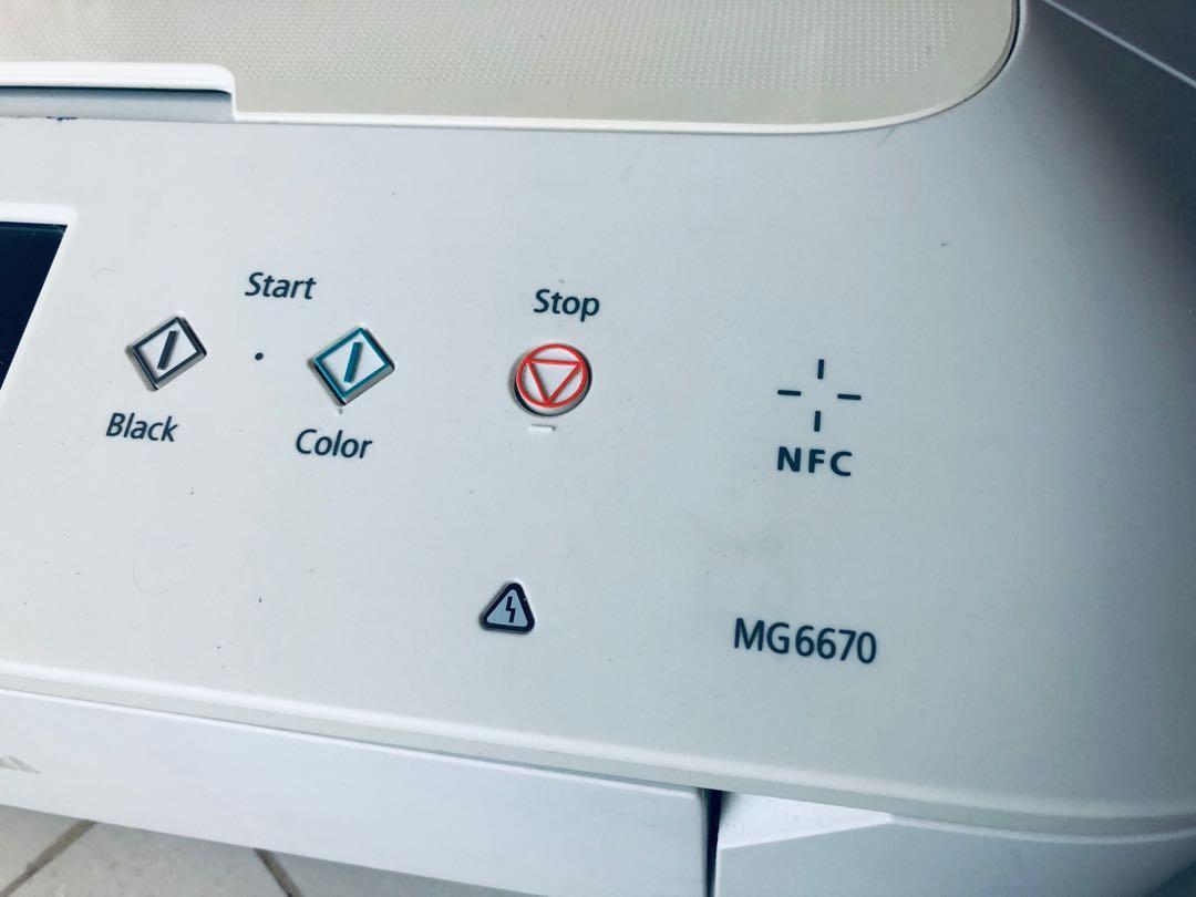 Canon Colour Inkjet Printer MG6670, Computers & Tech, Printers ...