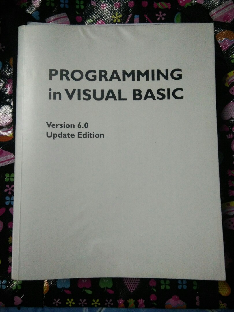 Csc301 Visual Basic Programming Vb6 Hobbies And Toys Books And Magazines Textbooks On Carousell