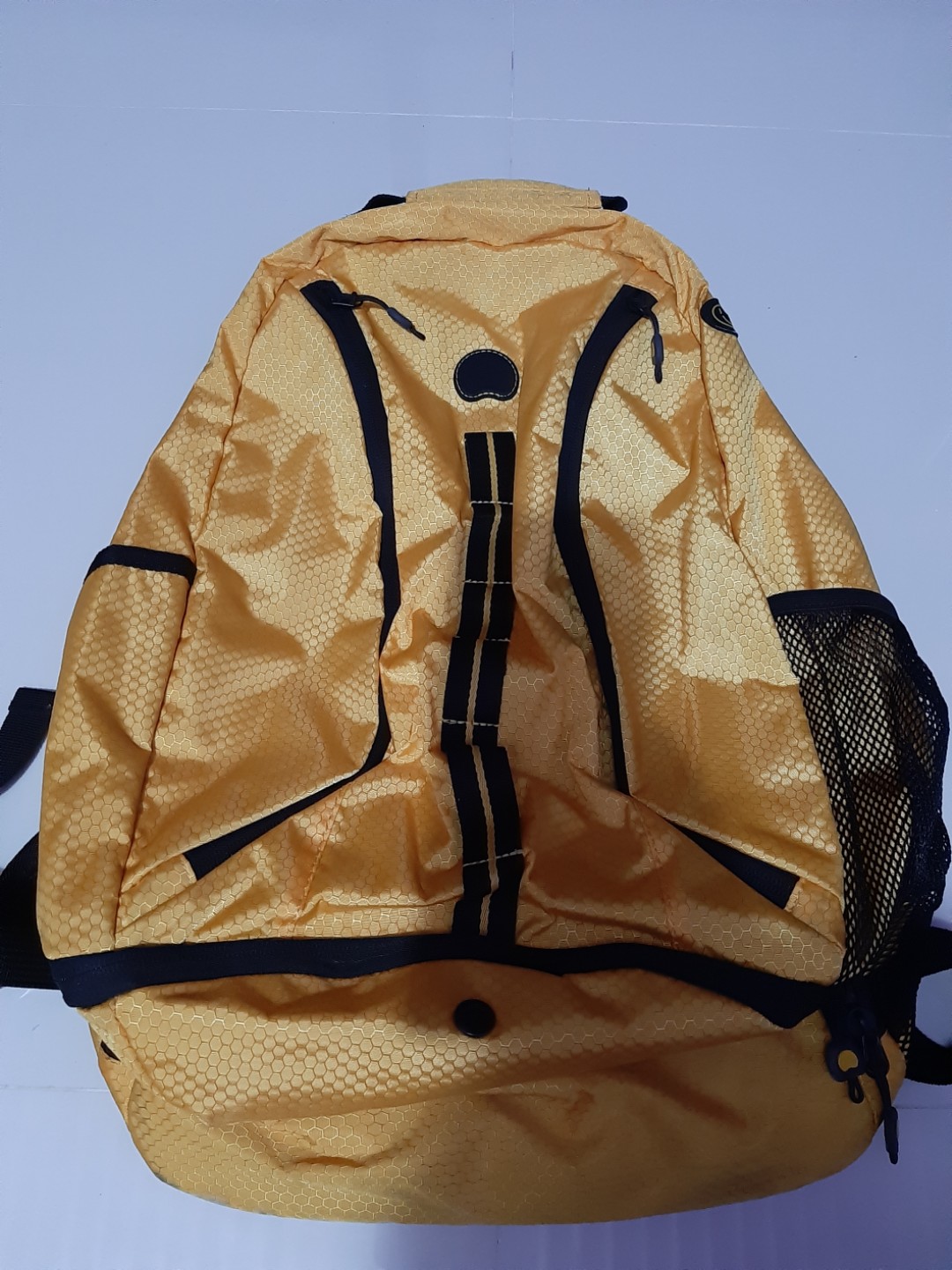Delsey big yellow backpack, Men's Fashion, Bags, Backpacks on Carousell