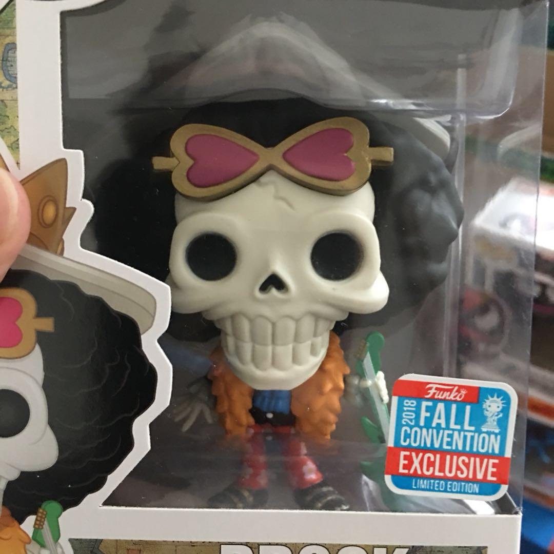 Funko pop one piece brook fce 2018 exclusive, Hobbies & Toys, Toys ...