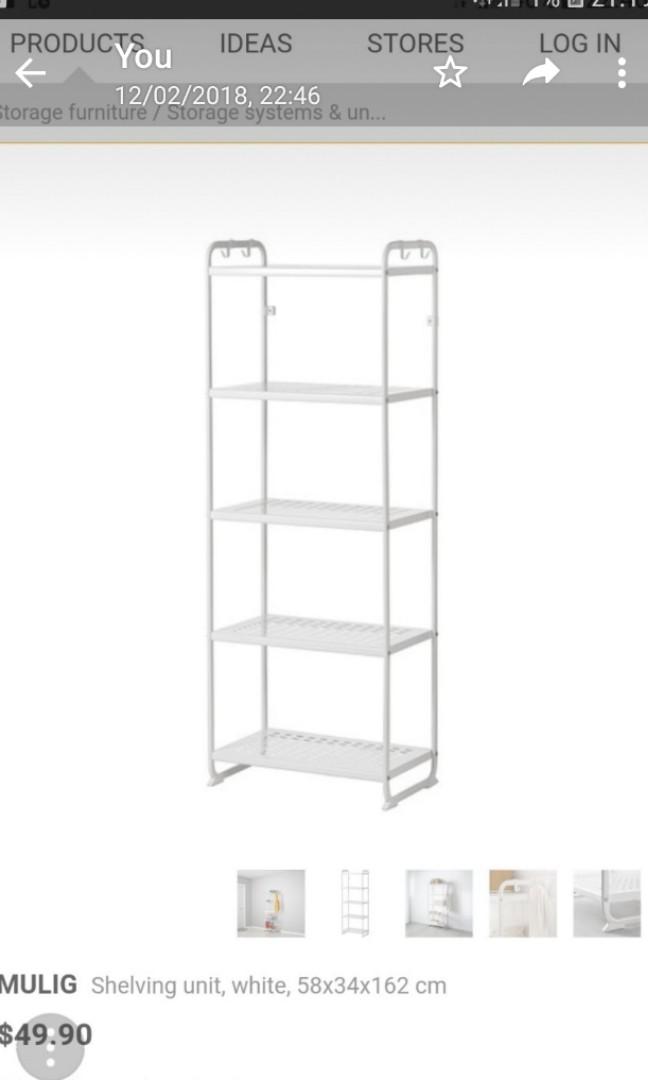 Ikea Rack, Furniture & Home Living, Furniture, Shelves, Cabinets ...