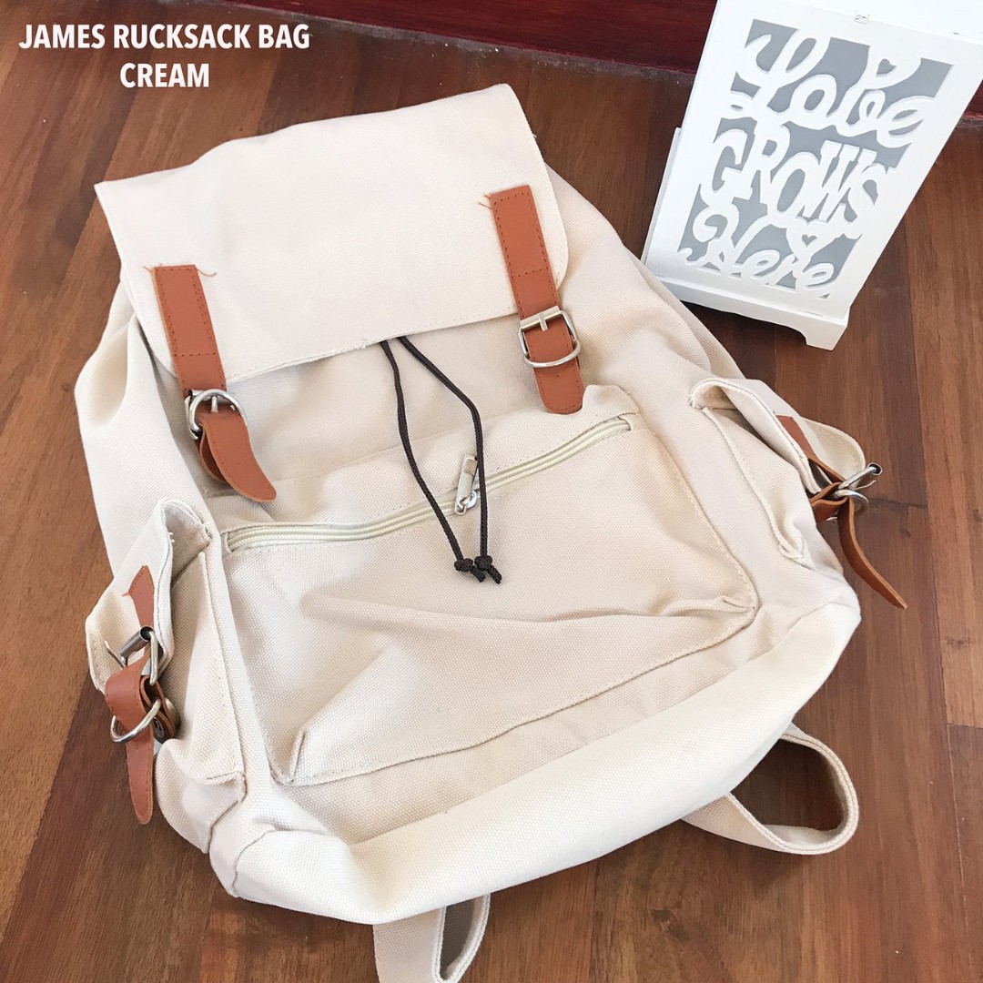 James Rucksack Bag, Women's Fashion, Bags & Wallets, Backpacks on Carousell