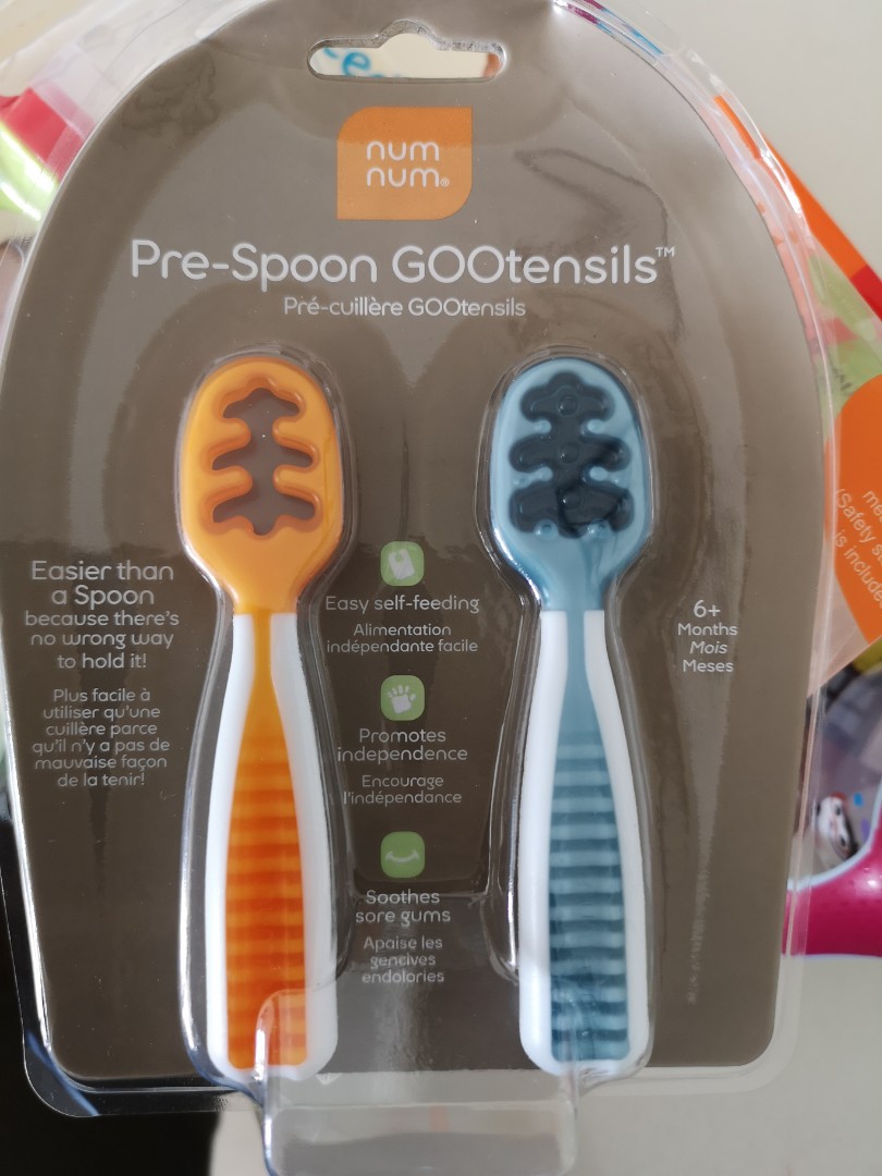 NumNum Pre-Spoon GOOtensil (2 Pack), Babies & Kids, Nursing & Feeding ...