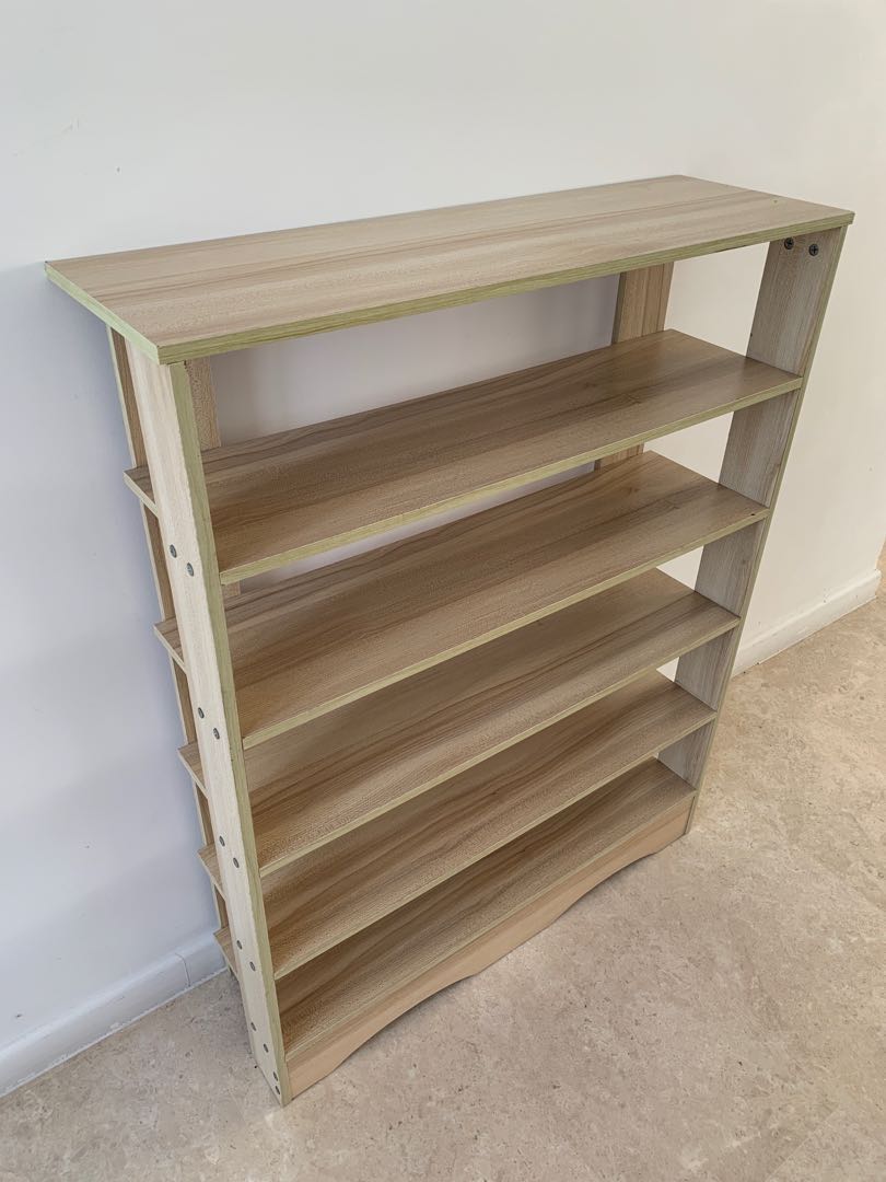 Shoe Rack Cabinet - 5 Tier - Beige Color, Furniture & Home Living ...