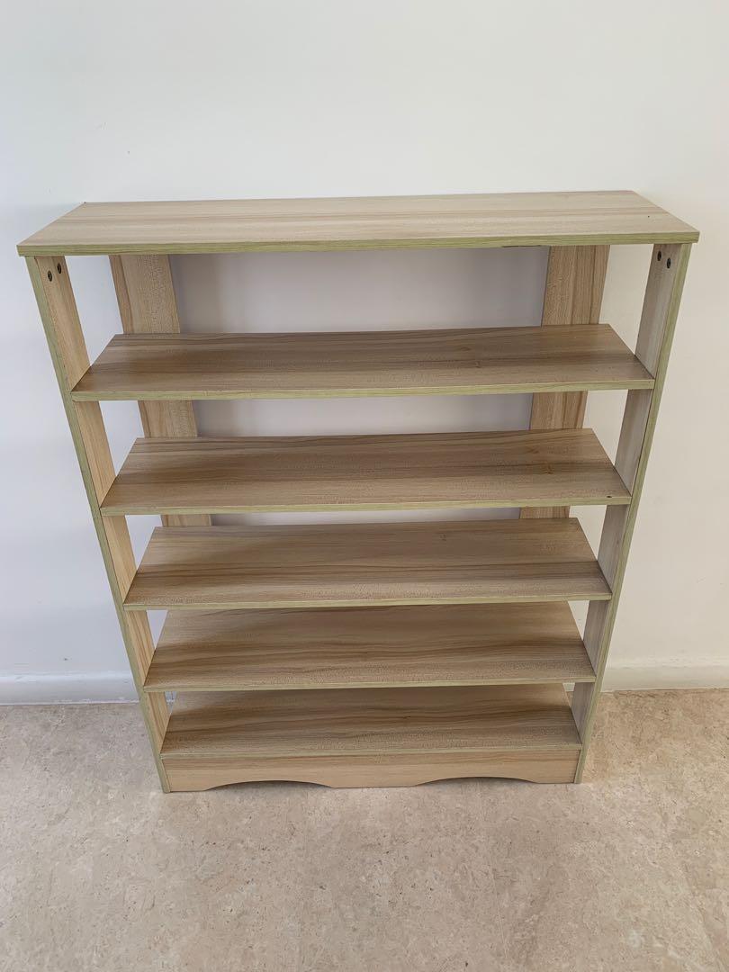 Shoe Rack Cabinet - 5 Tier - Beige Color, Furniture & Home Living ...