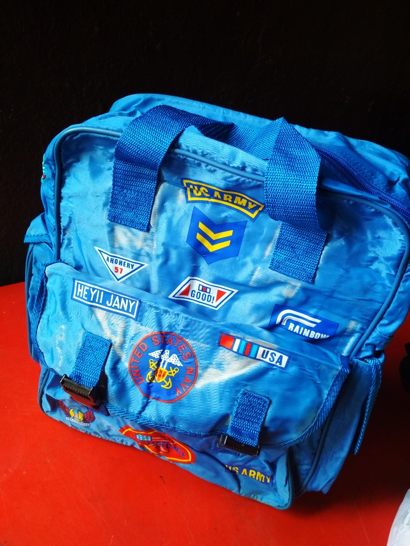 Vintage school bag 90s, Men's Fashion, Bags, Sling Bags on Carousell
