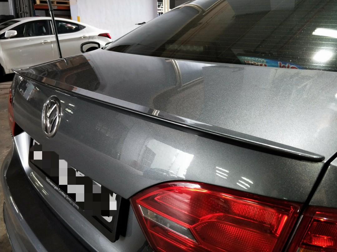 Vw Jetta MK6 GLI Boot Spoiler, Car Accessories, Accessories on Carousell