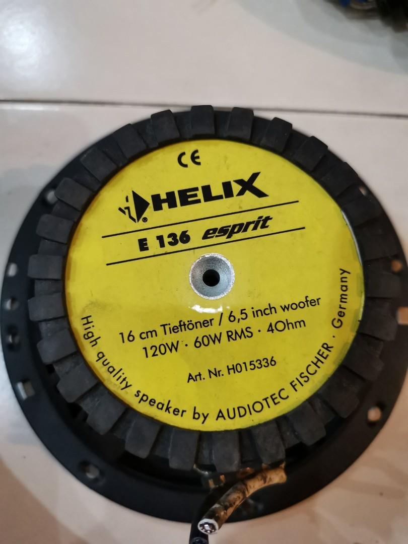 Car Speakers Helix E136 Espirit Woofer 3 way speakers, Car Accessories ...