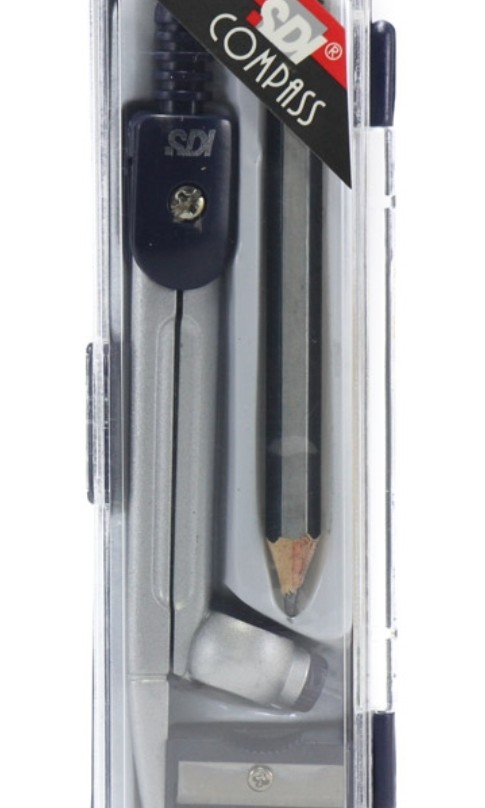 COMPASS WITH PENCIL & ERASER 603B, Hobbies & Toys, Stationary & Craft ...