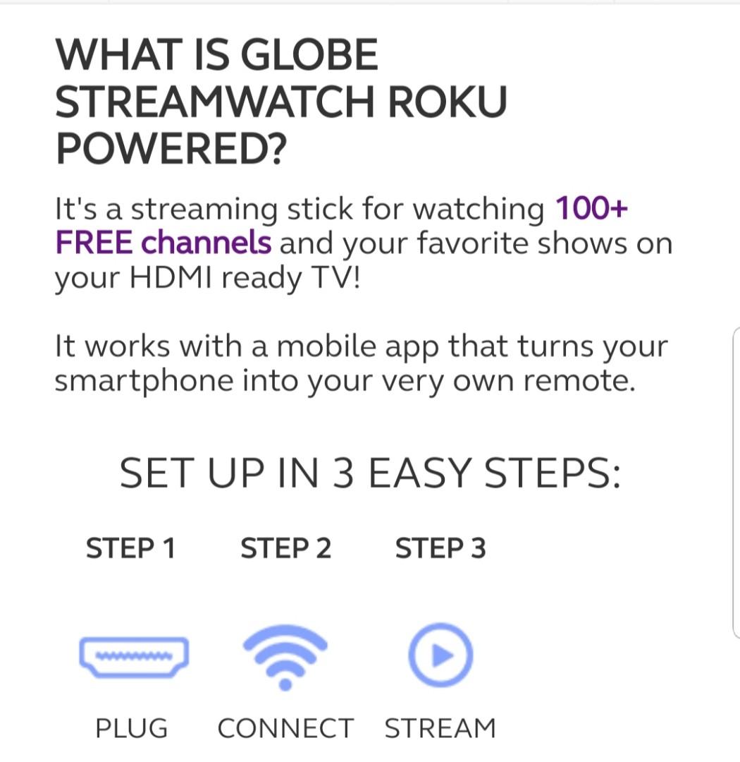 Globe Streamwatch, TV & Home Appliances, TV & Entertainment ...