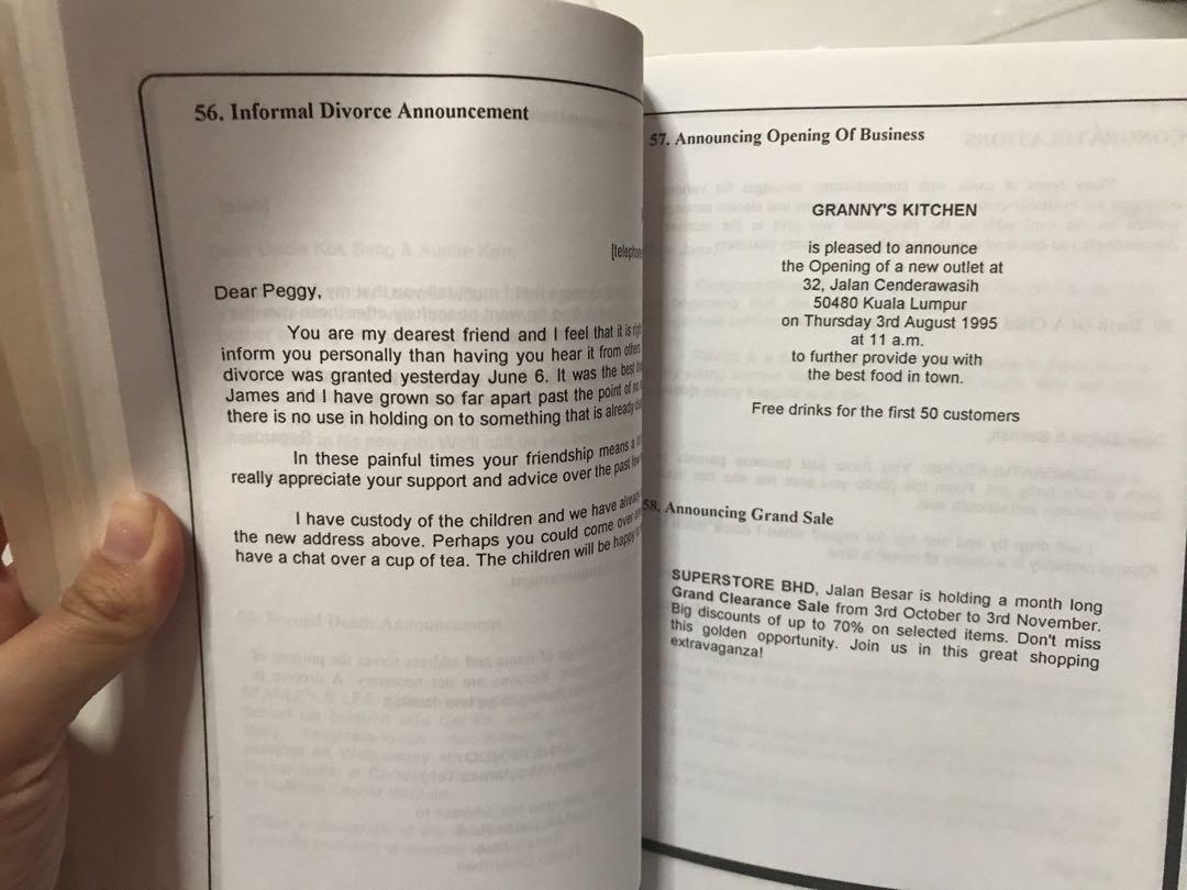 Letter Writing Guidebook, Hobbies & Toys, Books & Magazines, Assessment ...